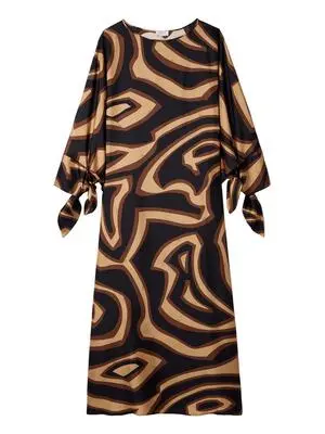 Emilio Pucci Printed Silk Kaftan - Gold