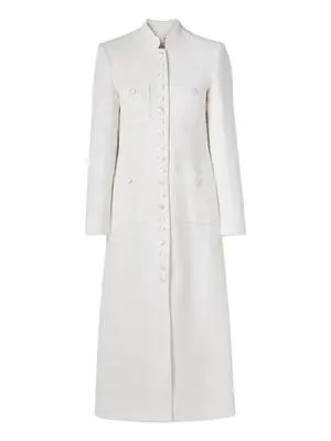 LIBEROWE Imperial Cotton-tweed Coat - White