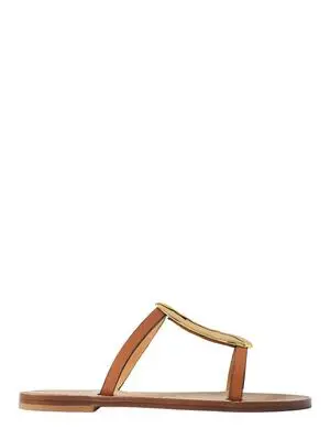 AMANU The Sahara Leather Sandals - Brown