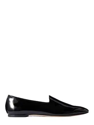 AeydĒ Vanna Patent-leather Loafers - Black