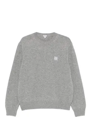 Loewe Anagram Wool Sweater - Grey