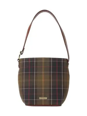 BARBOUR Plaid Shoulder Bag