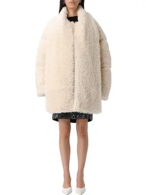 Karl Lagerfeld Fur Coat - White