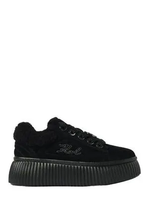 Karl Lagerfeld Lace Up Sneakers - Black