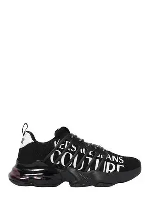 Versace Lace Up Sneakers - Black