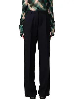 Dries Van Noten Wide Leg Pants - Black