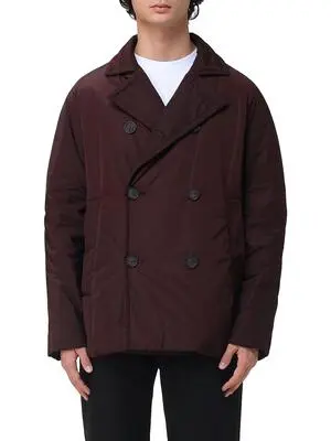 HEVO Double Breasted Coat - Burgundy