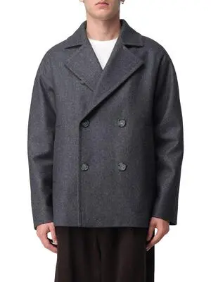 HEVO Double Breasted Coat - Charcoal