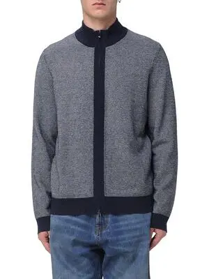 BOSS Zip-up Sweater - Blue