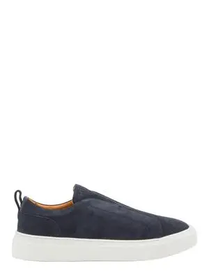 Kiton Slip-On Sneakers Blue