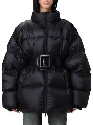 Balenciaga Belted Puffer Jacket - Black