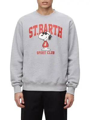 MC2 SAINT BARTH Printed Crewneck Sweatshirt Grey