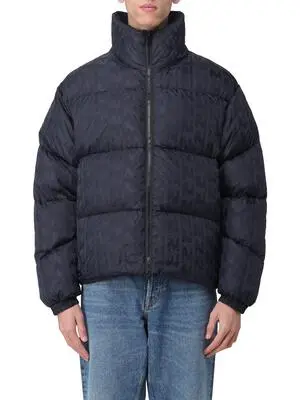 MSGM Quilted Logo Puffer Jacket - Black
