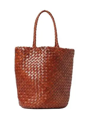 Dragon Diffusion Woven Tote - Brown