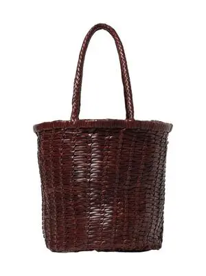 Dragon Diffusion Woven Handbag - Brown