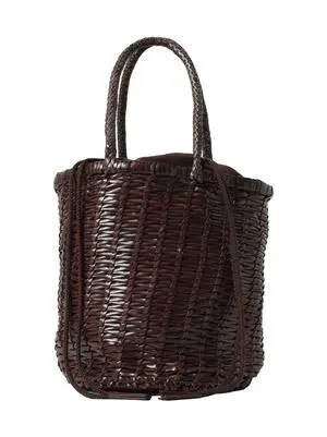 Dragon Diffusion Woven Handbag - Dark