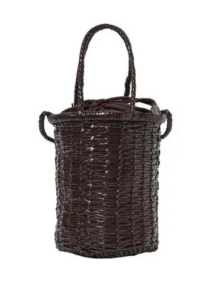 Dragon Diffusion Woven Handbag - Dark