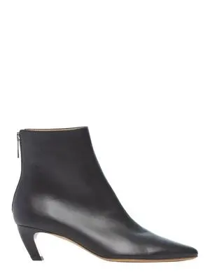 Gabriela Hearst Clayton Leather Ankle Boots - Black