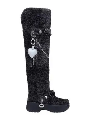 CROCS T-pain X Classic Unfurgettable Knee High Boot - Black