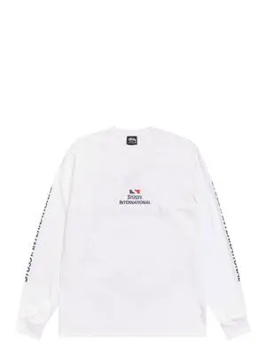 StÜssy International Long-sleeve Tee - White