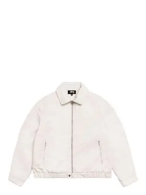 StÜssy Pile Lined Zip Jacket - Cream