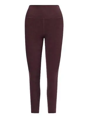 Vuori Clean Elevation High-rise Gym Leggings - Raisin Heather