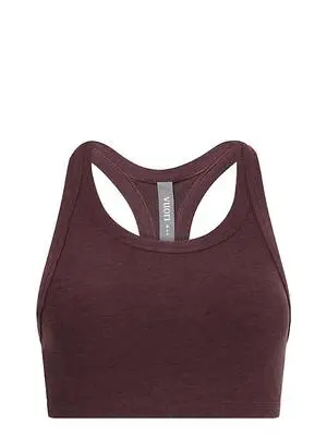 Vuori Elevation Racer Scoop-neck Sports Bra - Raisin Heather