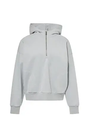 Vuori Relaxed-fit Cotton-blend Hoodie - Blue Haze