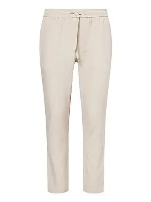 NOBL Hudson Drawstring Woven Trousers - Stone