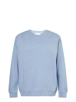 Derek Rose Relaxed-fit Cotton-blend Sweatshirt - Blue