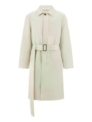 FERRAGAMO Padded Belted Trench - Neutrals