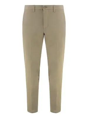 BOSS Regular Fit Stretch Trousers Brown
