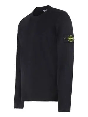 Stone Island Cotton-blend Sweater - Black
