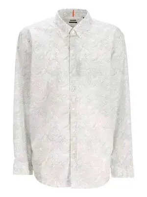 BOSS Patterned Shirt - Neutrals