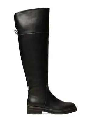 TWINSET 40mm Logo-detail Over-the-knee Boots - Black