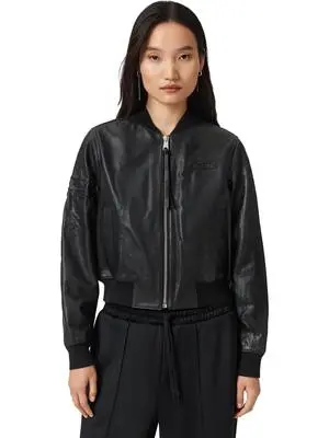ALLSAINTS Williams X Orten Bomber Jacket - Black