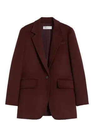 Max Mara Single-breasted Blazer - Cherry