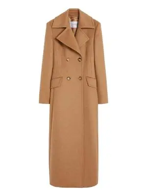 Max Mara Long Zibeline Coat - Camel