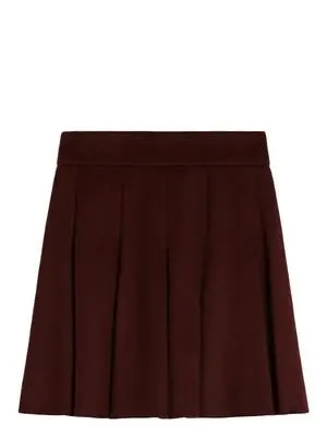 Max Mara Draped Mini Skirt - Cherry