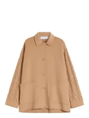 Max Mara Yarn Overshirt - Camel