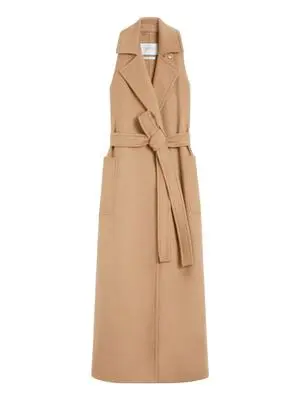 Max Mara Baby Hair Wrap Coat - Camel