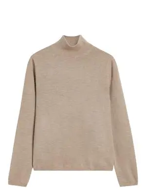 Max Mara Cashmere Turtleneck Jumper Beige