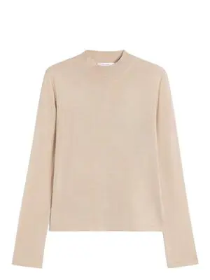 Max Mara Silk Knit Jumper - Beige