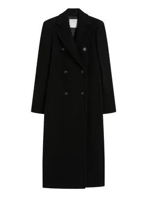 MAX MARA Double-Breasted Pure Virgin Wool Coat