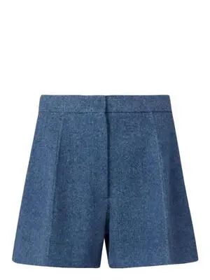Max Mara Wool Bermuda Shorts - Navy