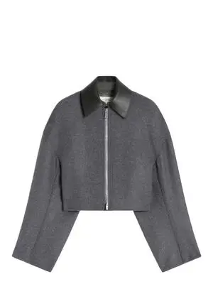 Max Mara Short Wool Jacket - Dark Grey