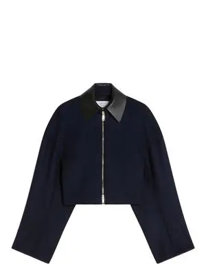 Max Mara Short Wool Jacket - Midnightblue