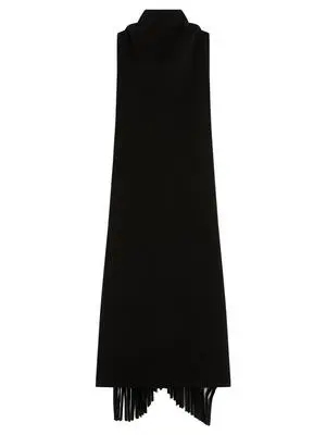 MAX MARA Long Double-Faced Pure Wool Dress