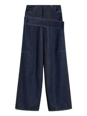 Max Mara Wide-fit Jeans - Navy
