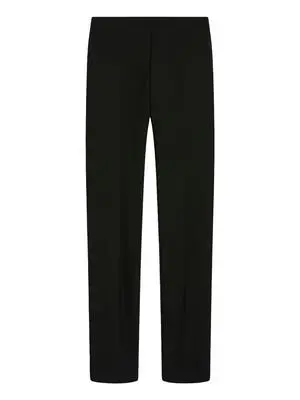 Max Mara Low-rise Stretch Trousers - Black